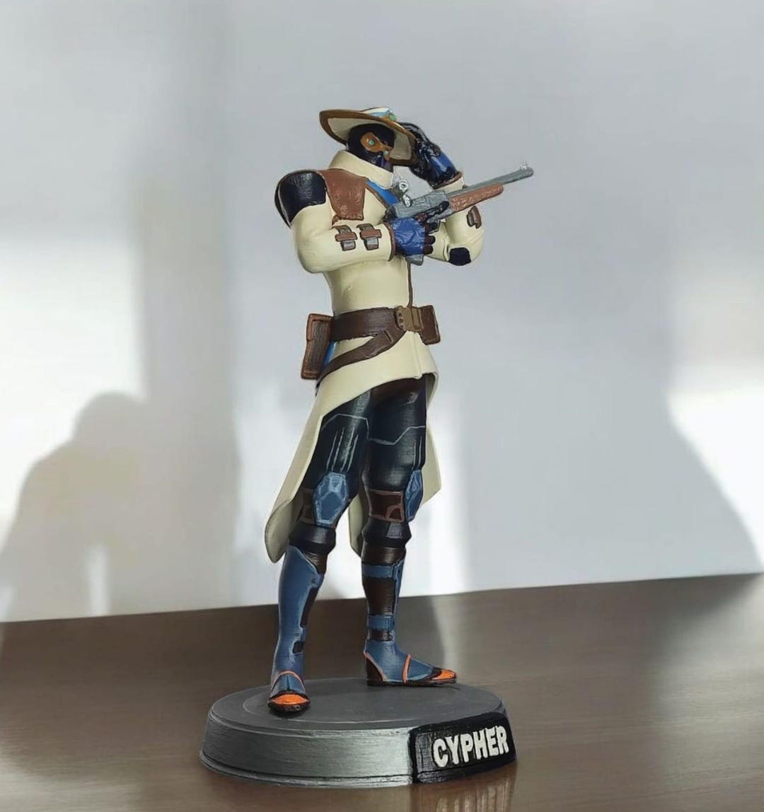 Cypher – Valorant Character Collectible Figure, Handmade Valorant ...