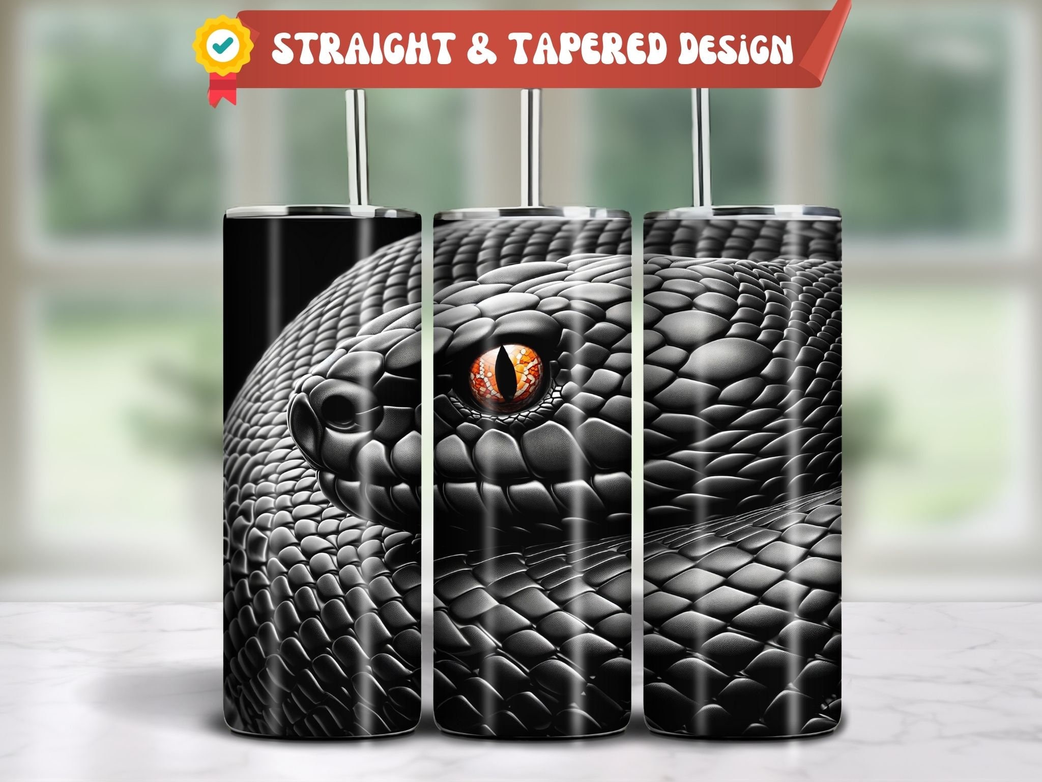 Black Snake Tumbler Wrap, Snake Tumbler PNG, 20 Oz Tumbler Wrap Gift ...