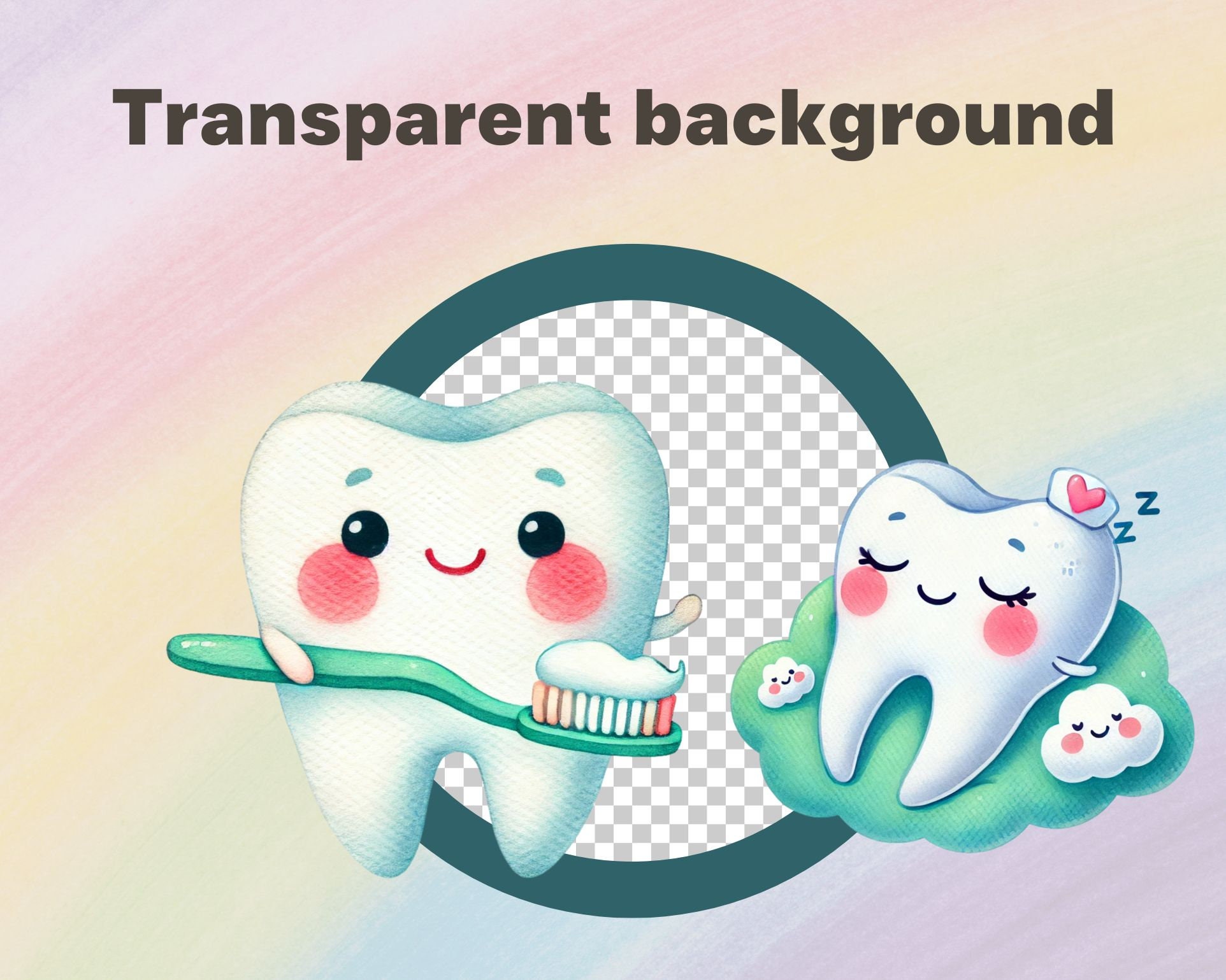 Cute Tooth PNG, Cute Teeth in Various Activities, Dental Teeth Png ...