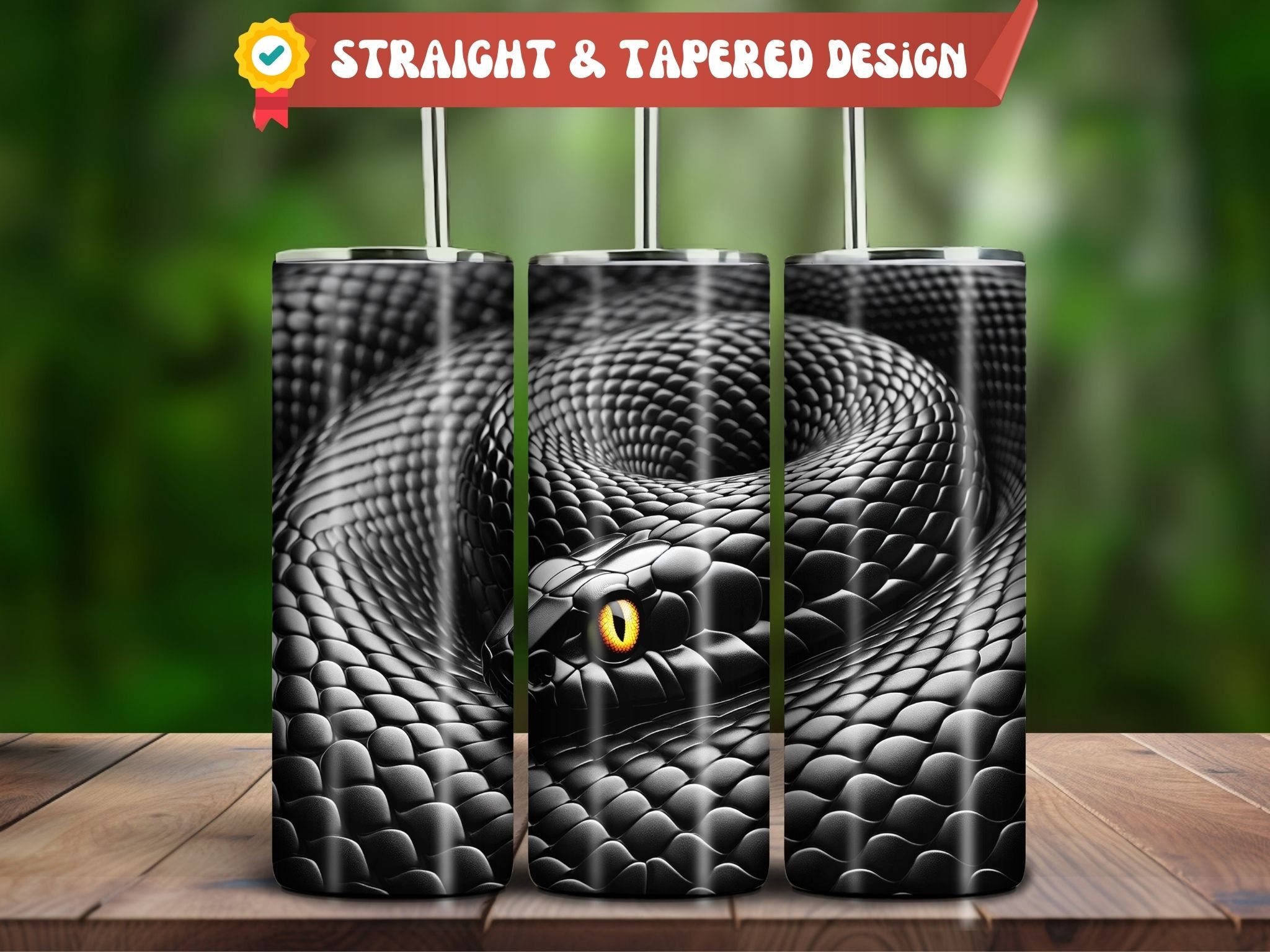 Black Snake Tumbler Wrap, Snake Tumbler PNG, 20 Oz Tumbler Wrap Gifts ...