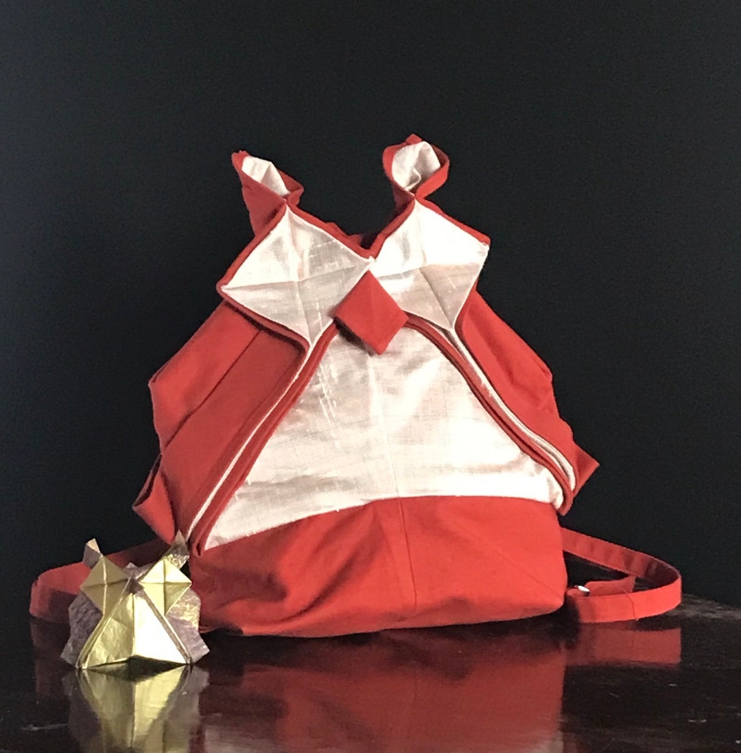 Origami -inspired Design the “owl” as a Rucksack From Paper to Cloth ...