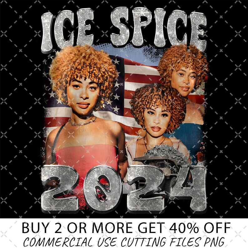 90s Ice Spice Rapper Png, Vintage Hiphop Music Band Tee for Fans, Ice ...