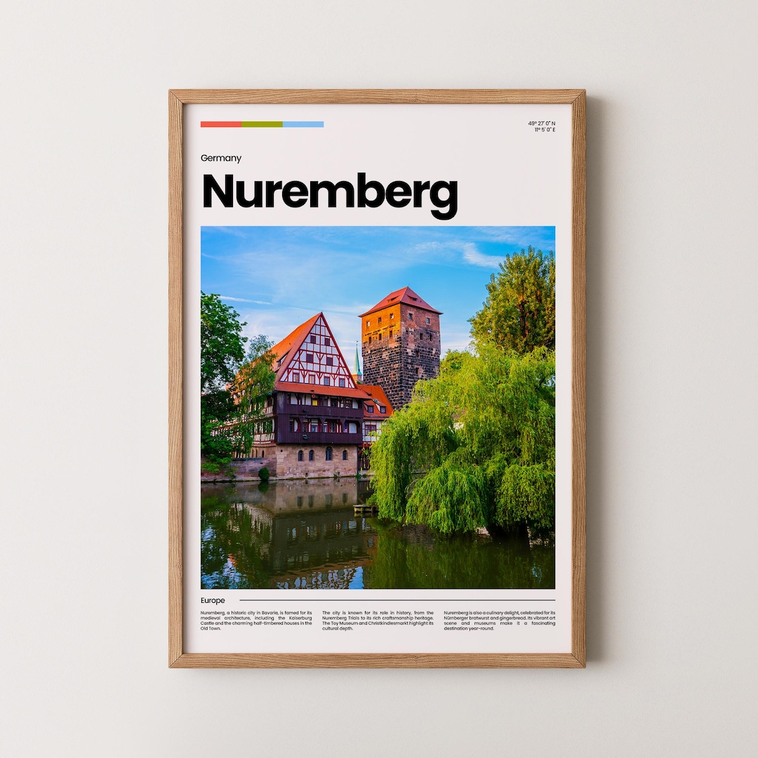 Nuremberg Poster, Nuremberg Print, Nuremberg Photo, Nuremberg Art ...