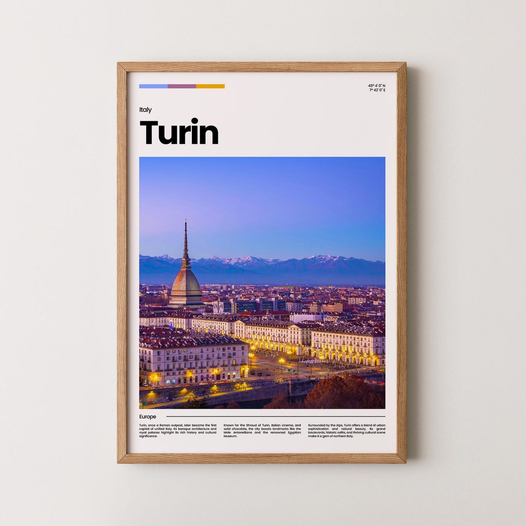 Turin Poster, Turin Print, Turin Photo, Turin Art, Italy Poster, Italy ...