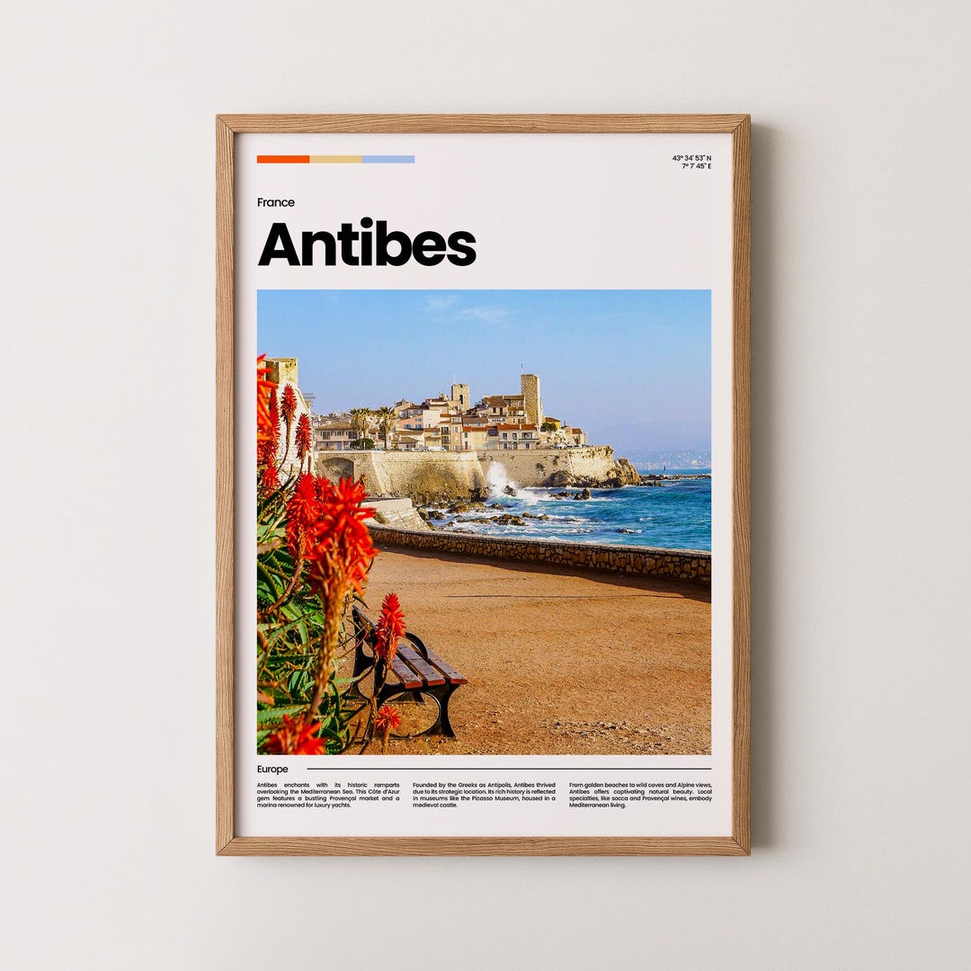 Antibes Poster, Antibes Print, Antibes Photo, Antibes Art, France Poster, France Print, Travel ...