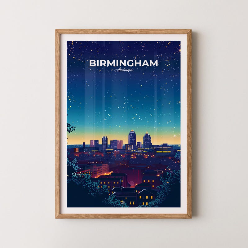 Birmingham Alabama Prints - Etsy