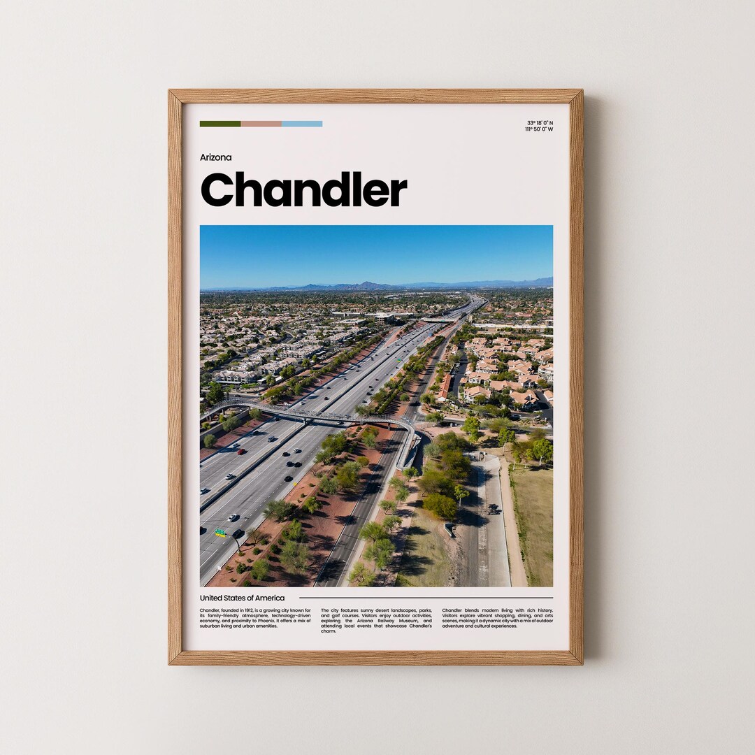 Chandler Poster, Chandler Print, Chandler Photo, Chandler Art, Arizona ...