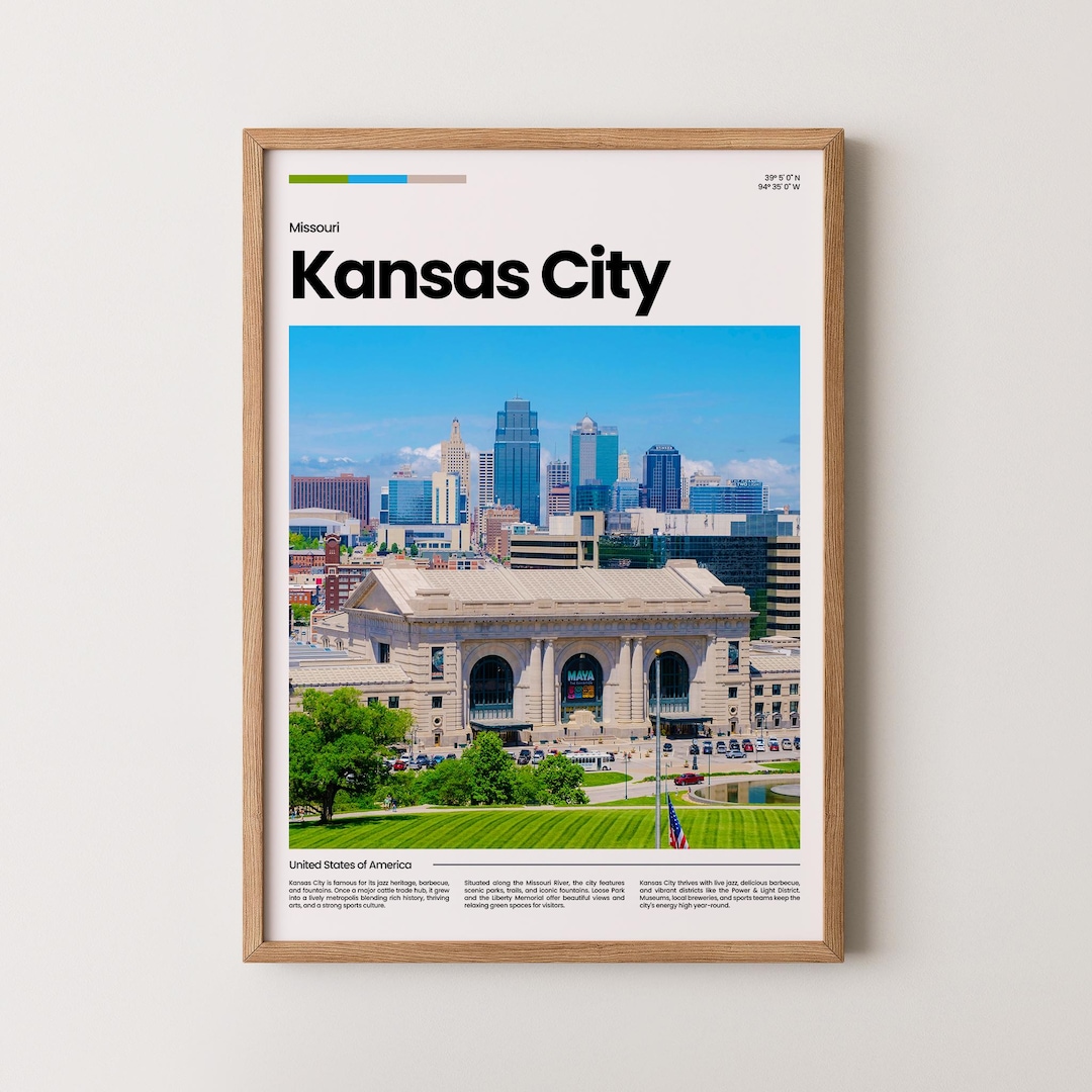 Kansas City Poster, Kansas City Print, Kansas City Photo, Kansas City ...