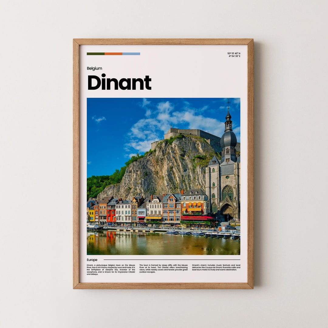 Dinant Poster, Dinant Print, Dinant Photo, Dinant Art, Belgium Poster ...