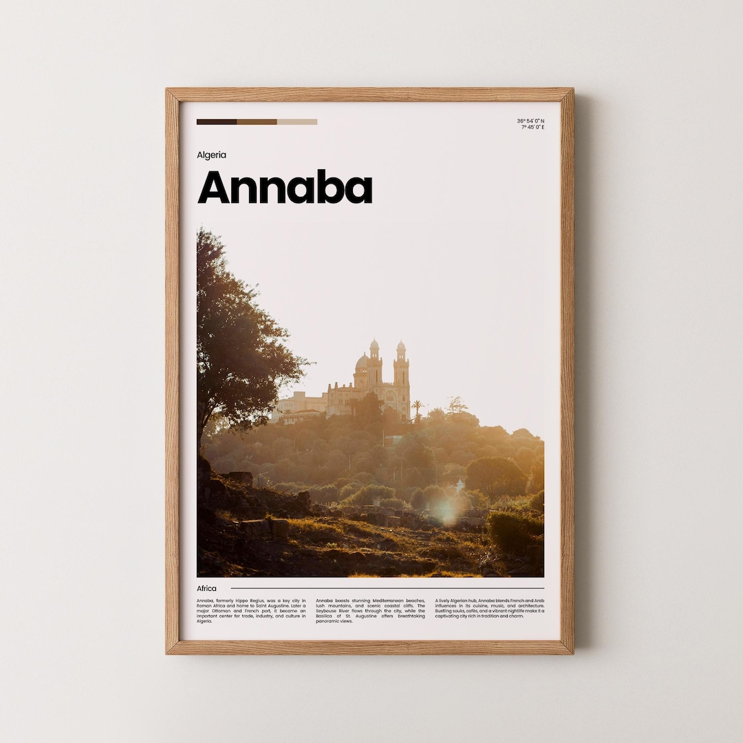 Annaba Poster, Annaba Print, Annaba Photo, Annaba Art, Algeria Poster ...