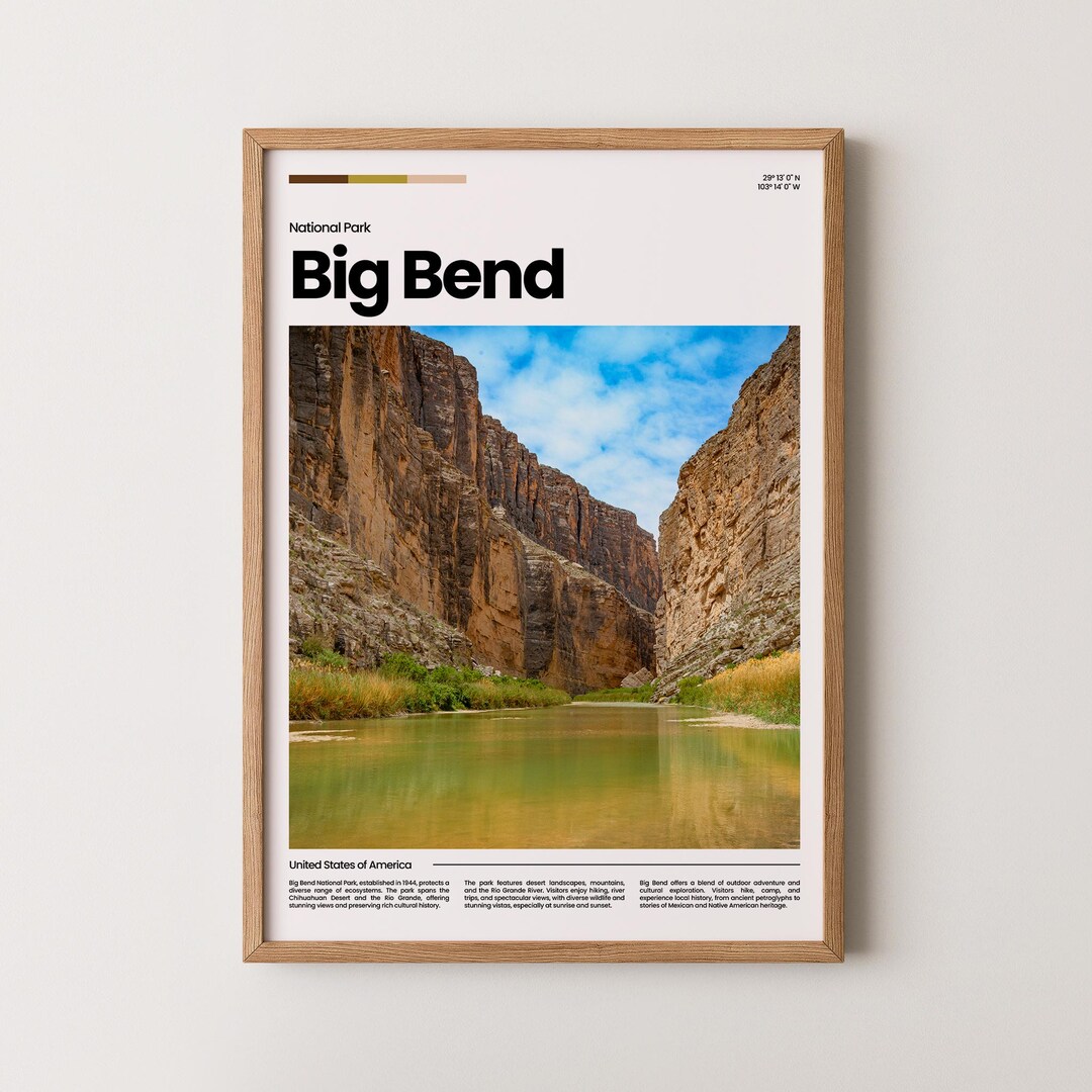 Big Bend Poster, Big Bend Print, Big Bend Photo, Big Bend Art, National ...