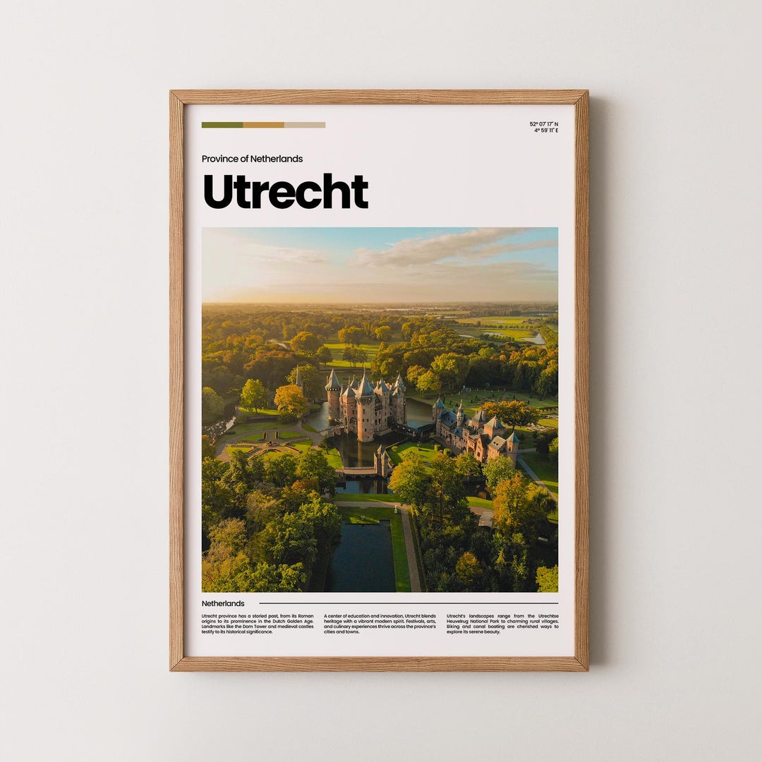 Utrecht Poster, Utrecht Print, Utrecht Photo, Utrecht Art, Netherlands ...