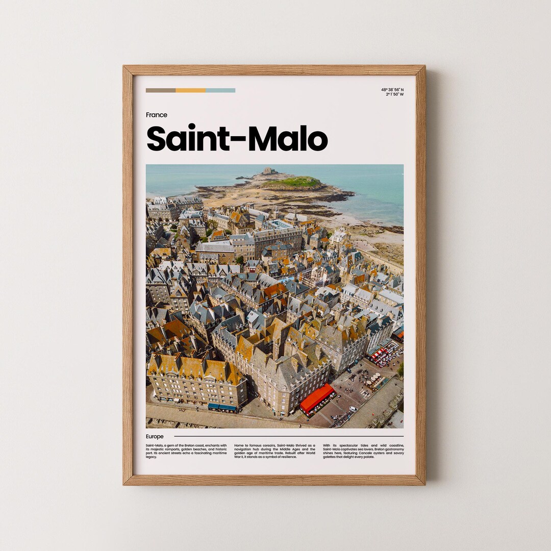 Saint-malo Poster, Saint-malo Print, Saint-malo Photo, Saint-malo Art ...