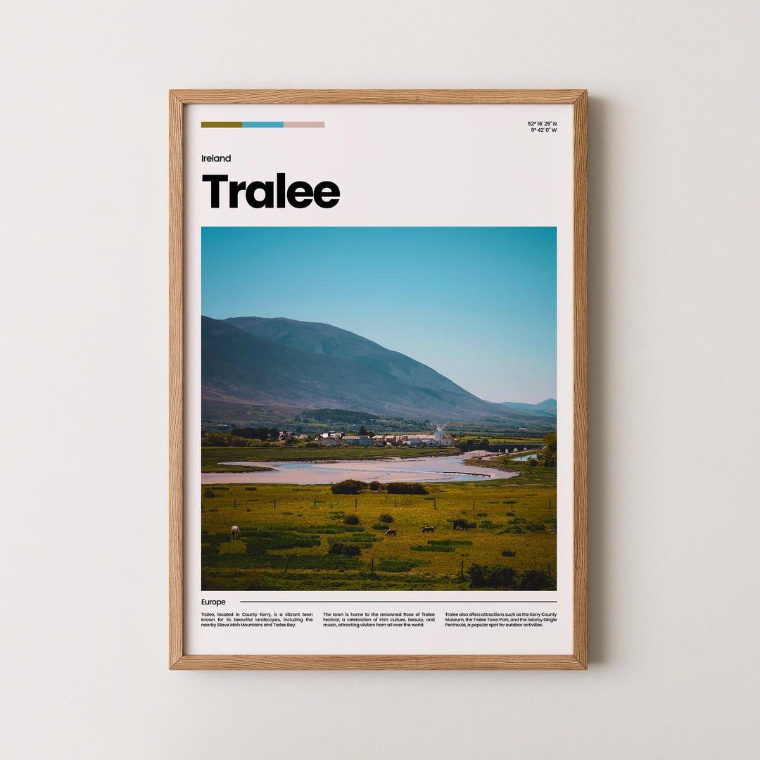 Tralee Poster, Tralee Print, Tralee Photo, Tralee Art, Ireland Poster ...