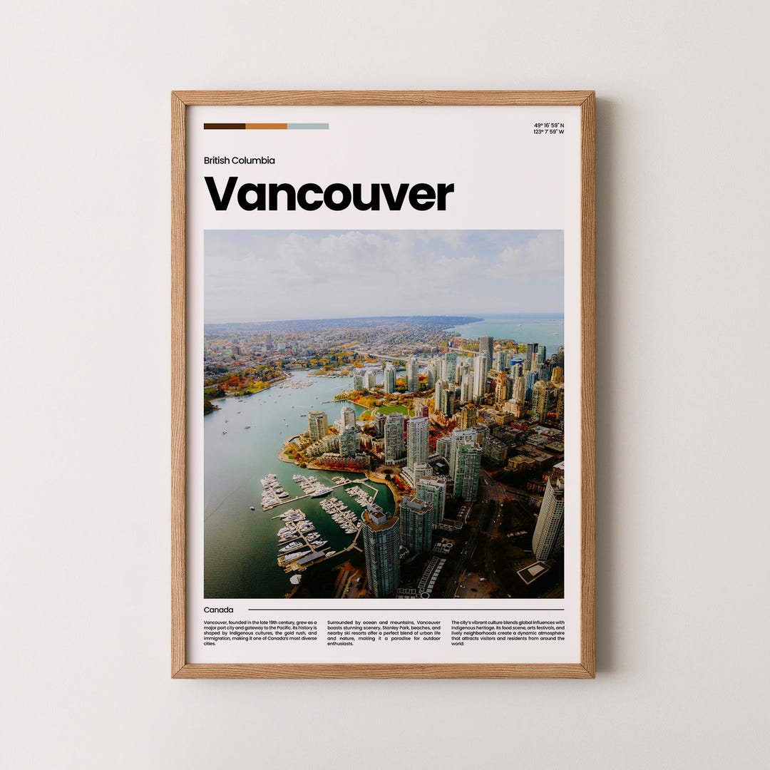 Vancouver Poster, Vancouver Print, Vancouver Photo, Vancouver Art ...