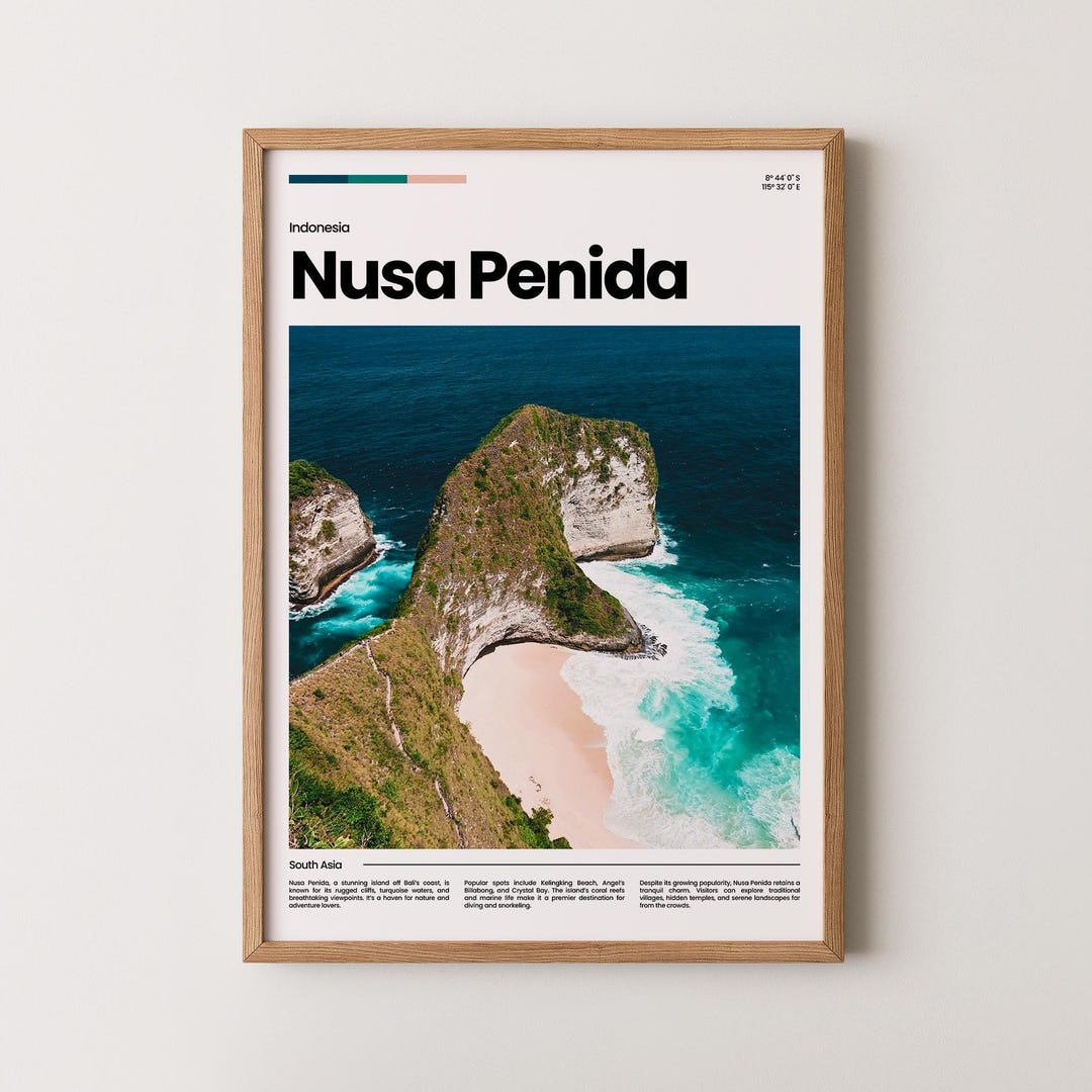 Nusa Penida Poster, Nusa Penida Print, Nusa Penida Photo, Nusa Penida ...