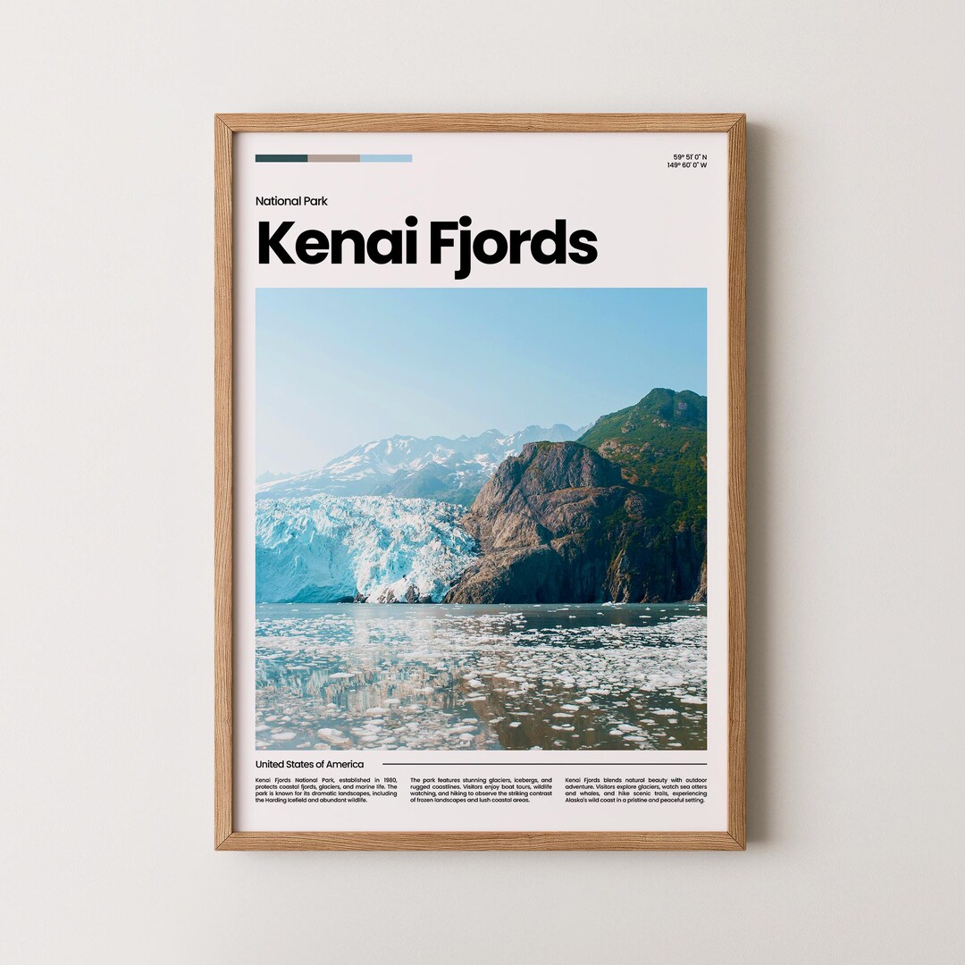 Kenai Fjords Poster, Kenai Fjords Print, Kenai Fjords Photo, Kenai ...