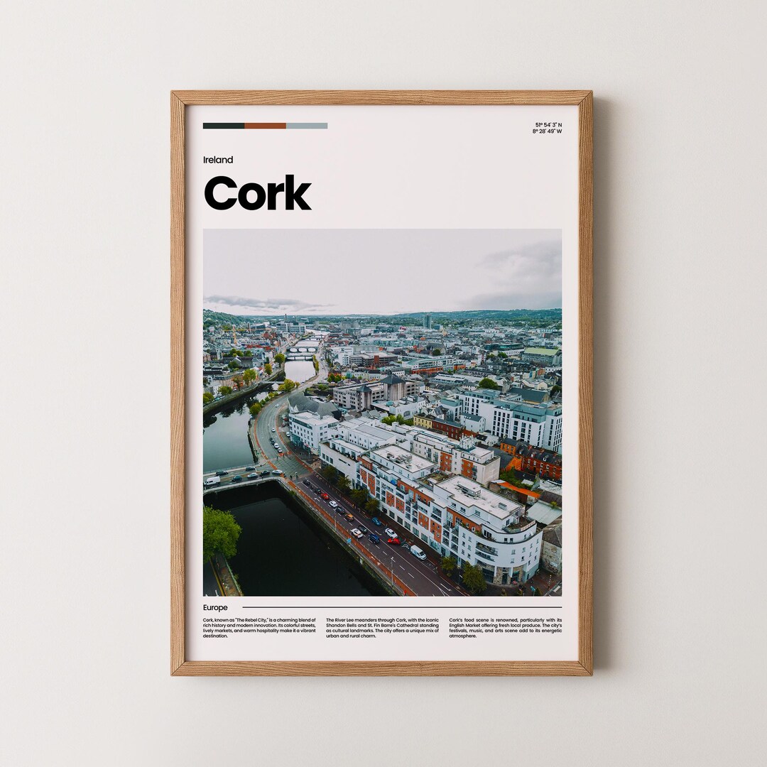 Cork Poster, Cork Print, Cork Photo, Cork Art, Ireland Poster, Ireland ...