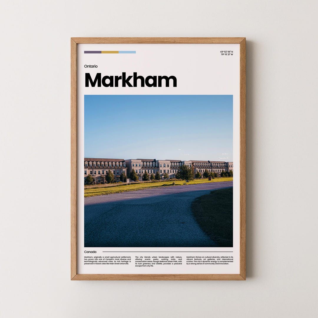Markham Poster, Markham Print, Markham Photo, Markham Art, Canada ...