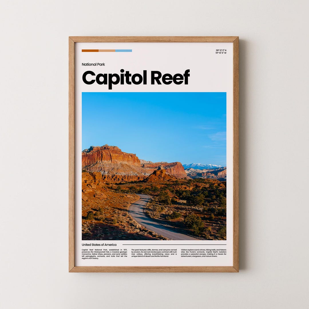 Capitol Reef Poster, Capitol Reef Print, Capitol Reef Photo, Capitol ...
