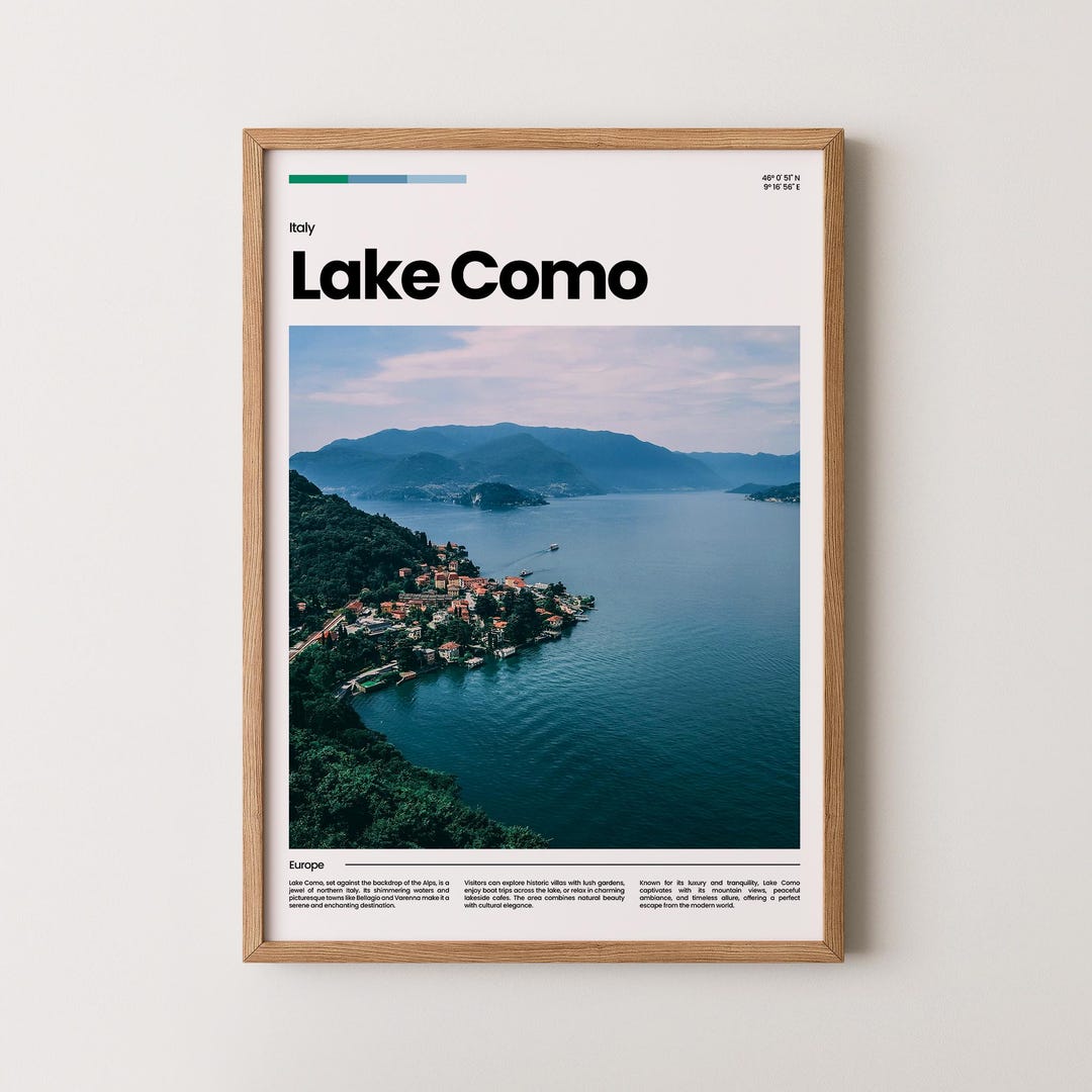 Lake Como Poster, Lake Como Print, Lake Como Photo, Lake Como Art ...