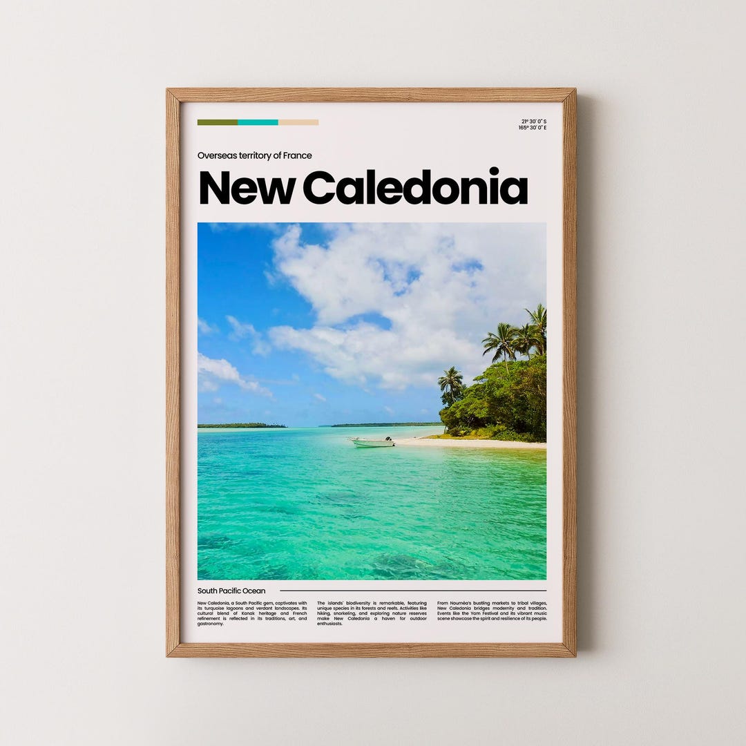 New Caledonia Poster, New Caledonia Print, New Caledonia Photo, New ...