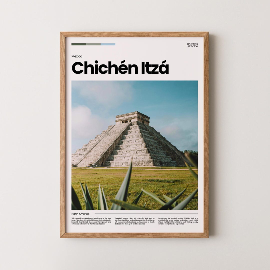 Chichén Itzá Poster, Chichén Itzá Print, Chichén Itzá Photo, Chichén ...