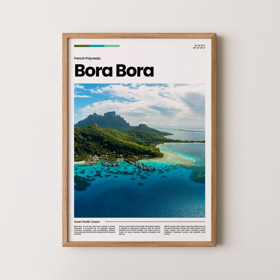 Bora Bora Poster, Bora Bora Print, Bora Bora Photo, Bora Bora Art ...