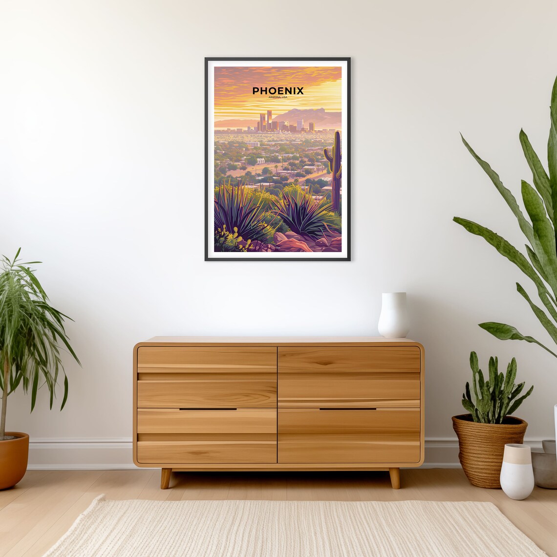 PHOENIX Poster Phoenix Travel Poster Phoenix Art Print Phoenix Vintage ...