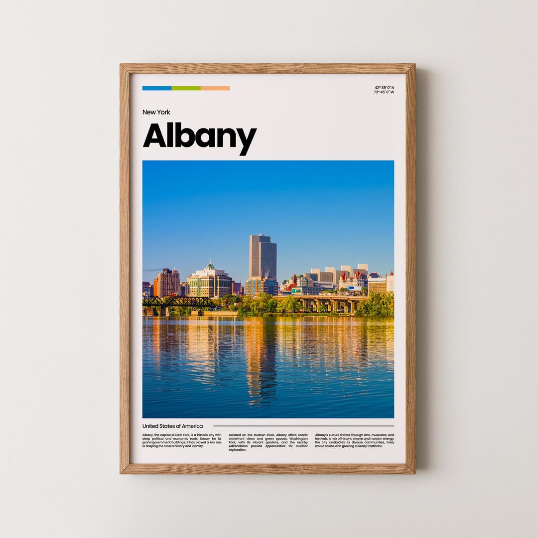 Albany Poster, Albany Print, Albany Photo, Albany Art, New York Poster ...