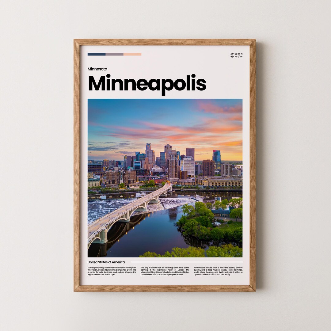 Minneapolis Poster, Minneapolis Print, Minneapolis Photo, Minneapolis ...