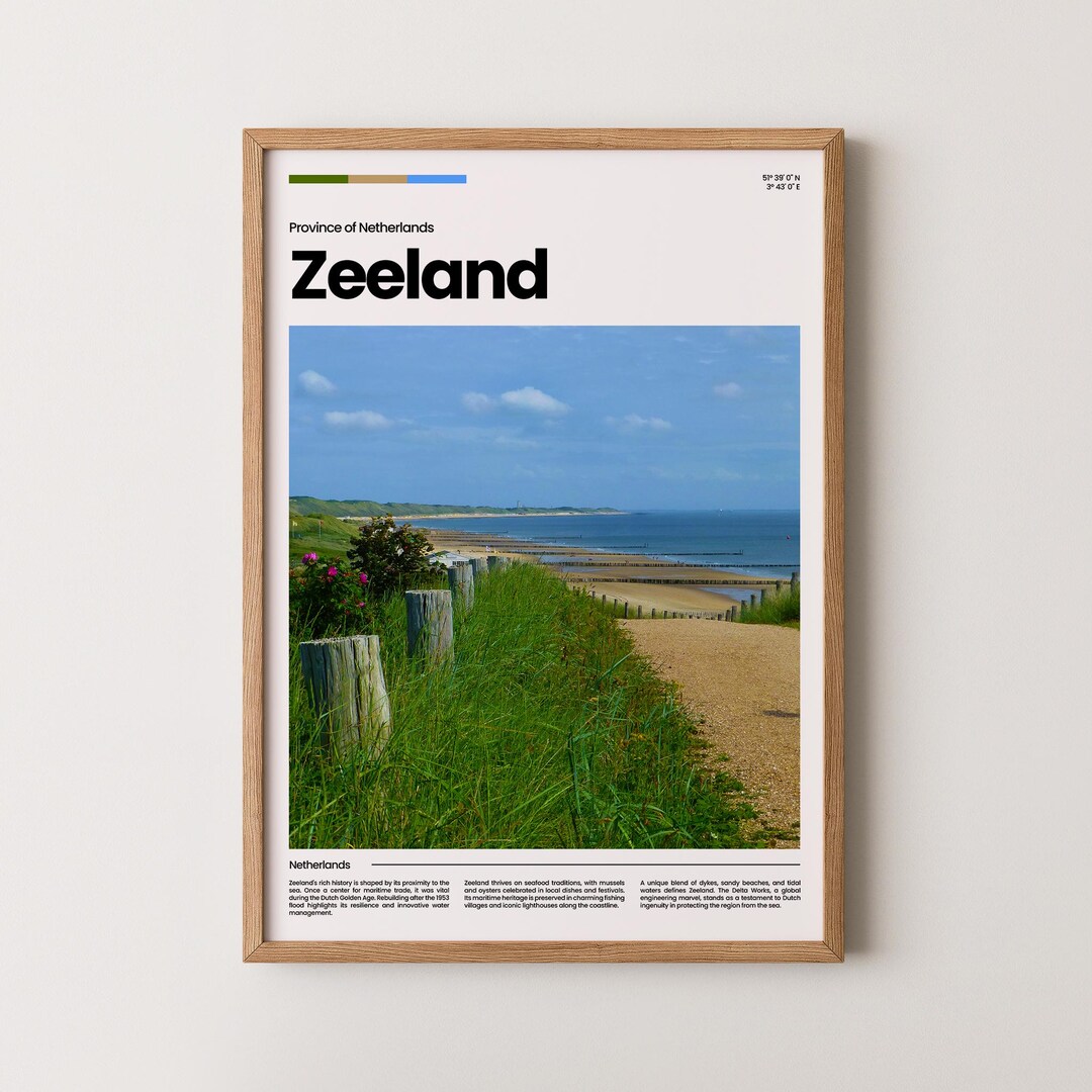 Zeeland Poster, Zeeland Print, Zeeland Photo, Zeeland Art, Netherlands ...