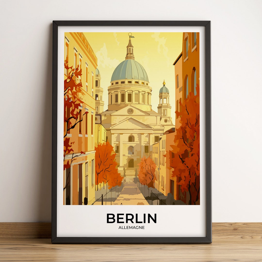 BERLIN Poster Berlin Travel Poster Berlin Art Print Berlin Poster ...