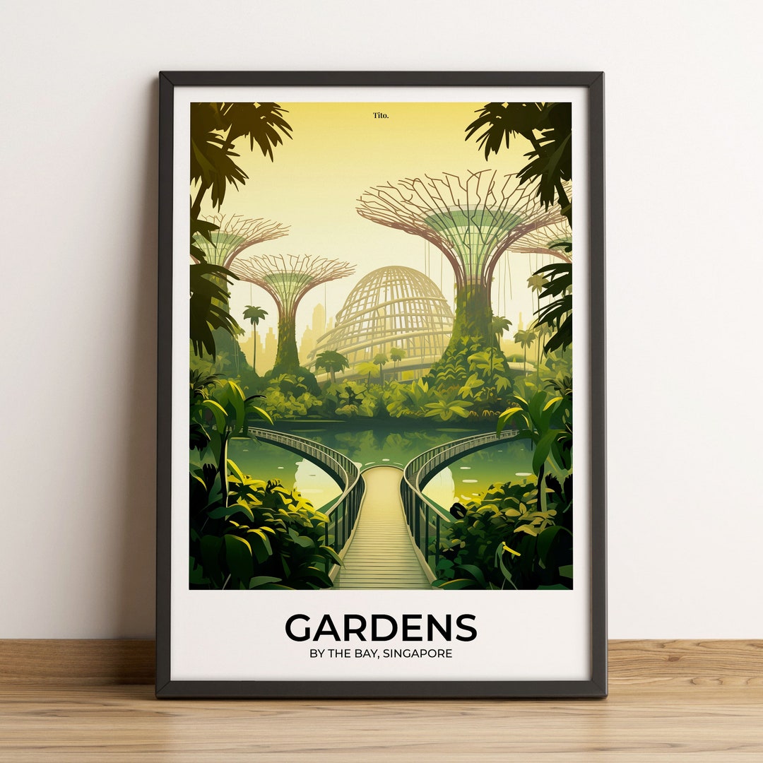 SINGAPORE Poster Singapore Travel Poster Singapore Art Print Singapore ...