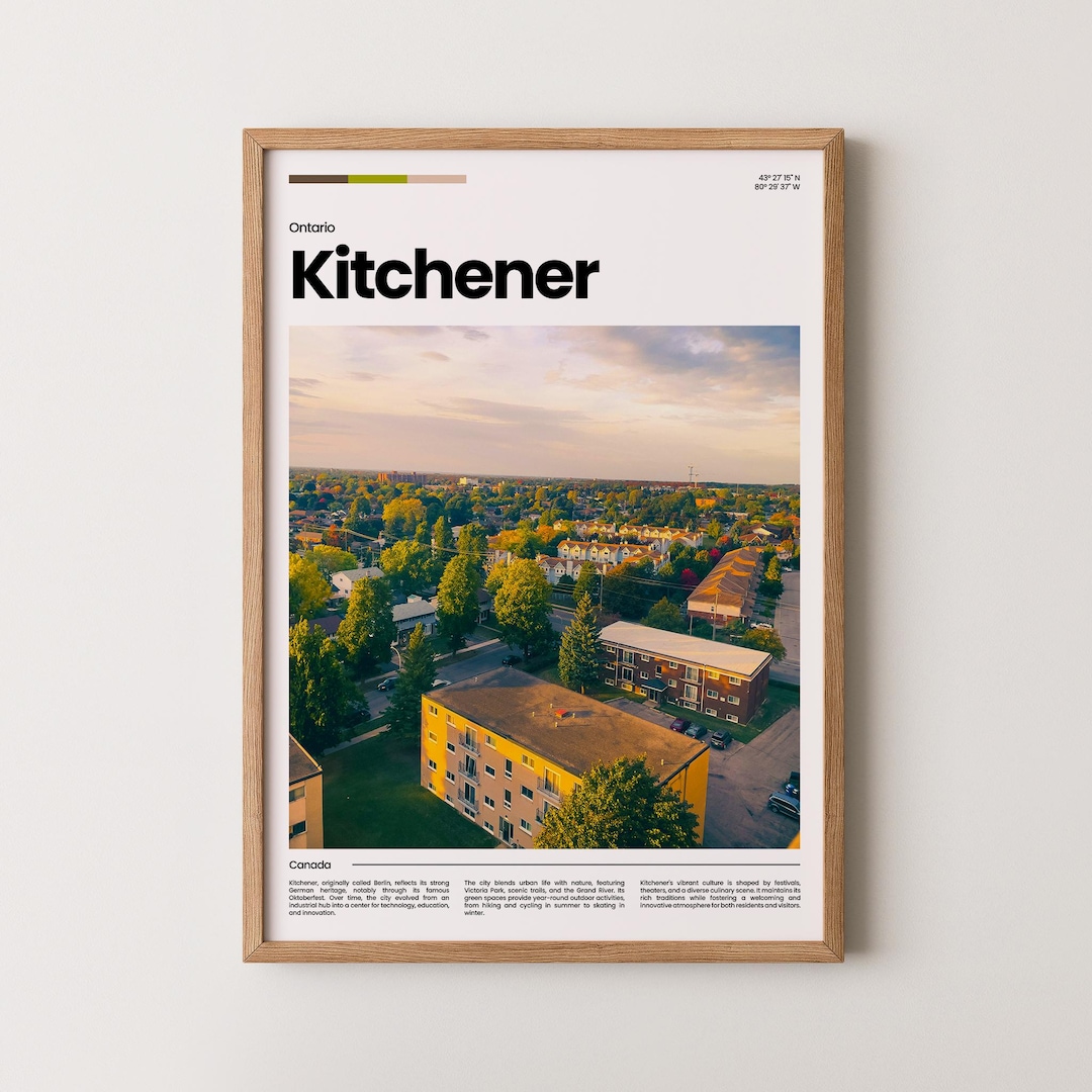 Kitchener Poster, Kitchener Print, Kitchener Photo, Kitchener Art ...