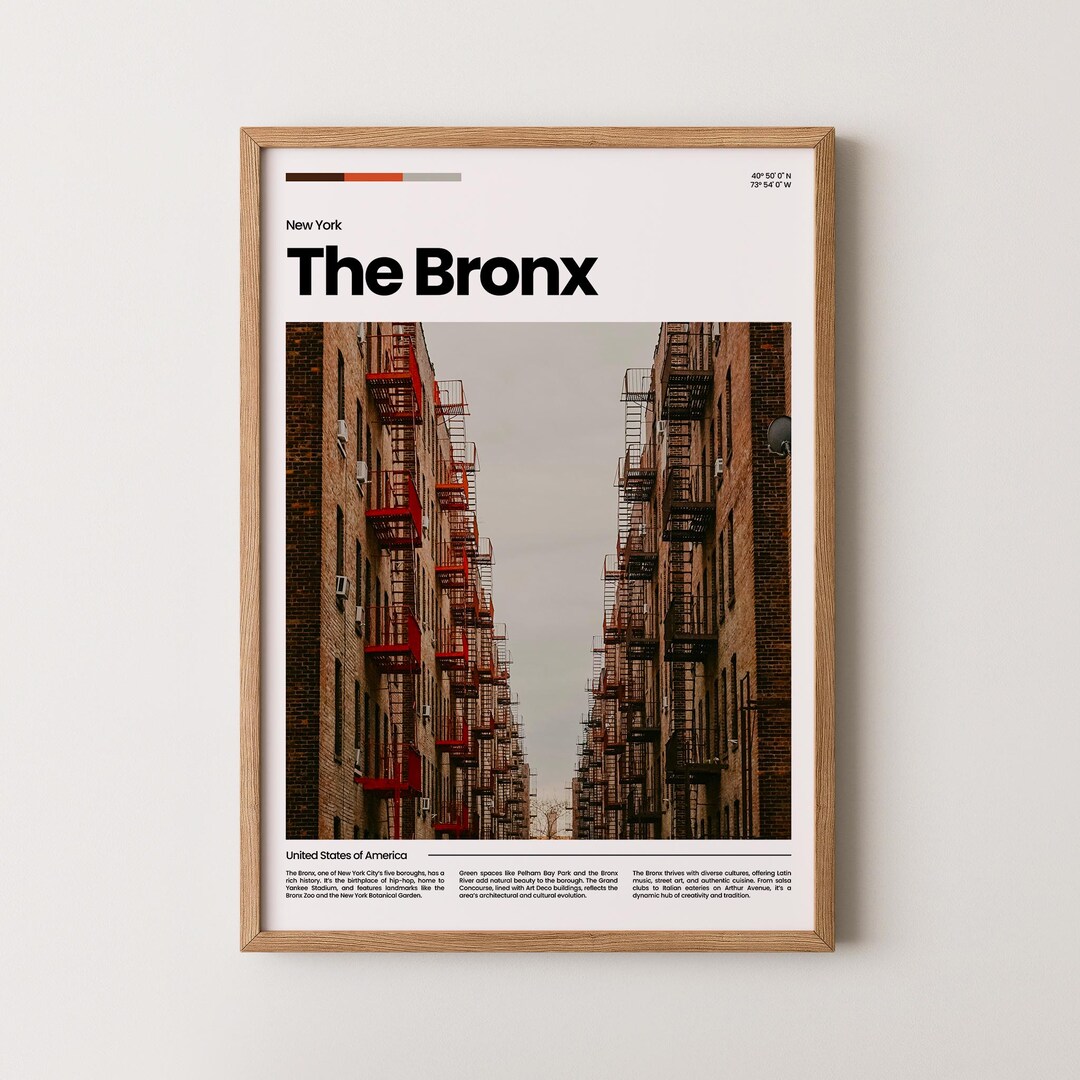 Bronx Poster, Bronx Print, Bronx Photo, Bronx Art, New York Poster, New ...