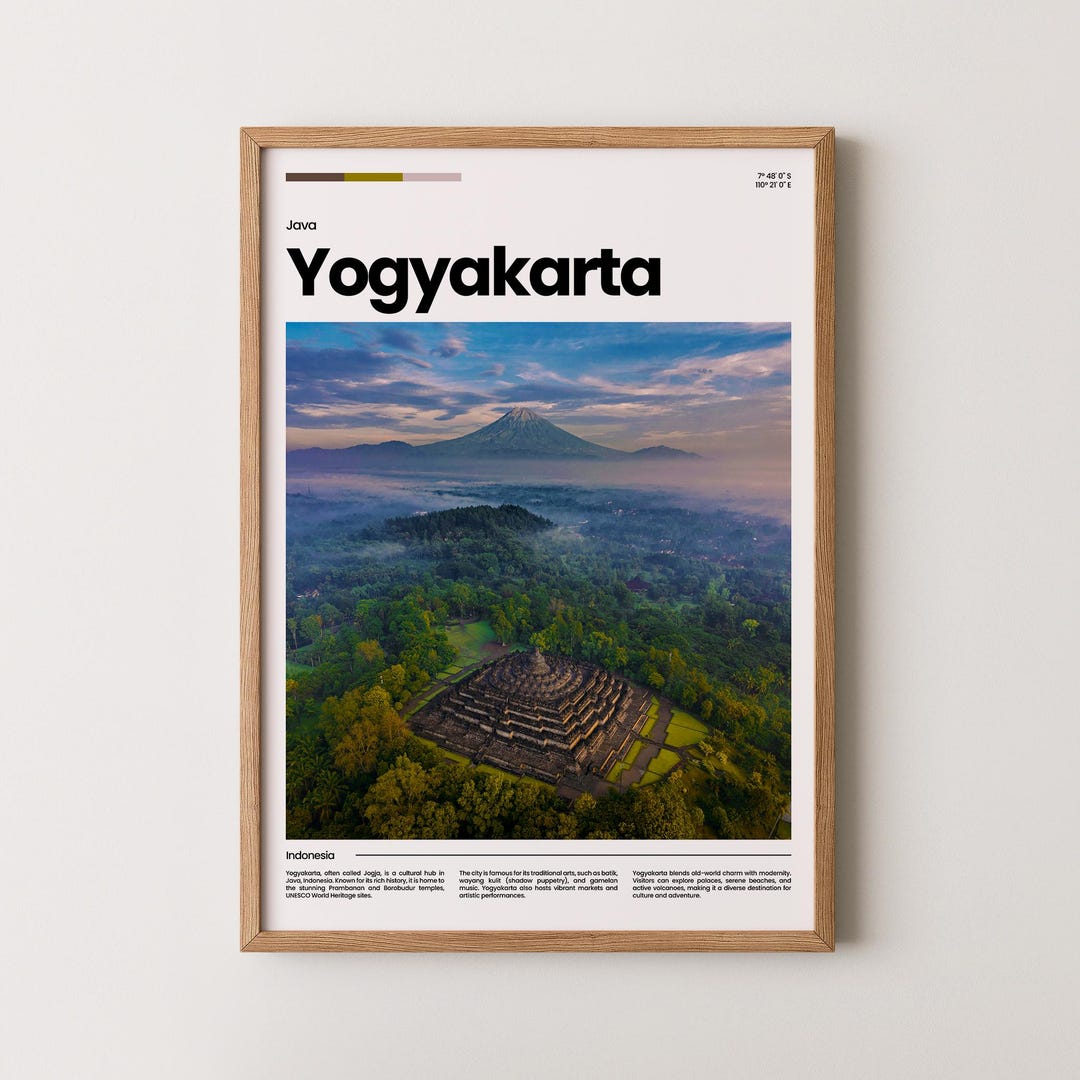 Yogyakarta Poster, Yogyakarta Print, Yogyakarta Photo, Yogyakarta Art ...
