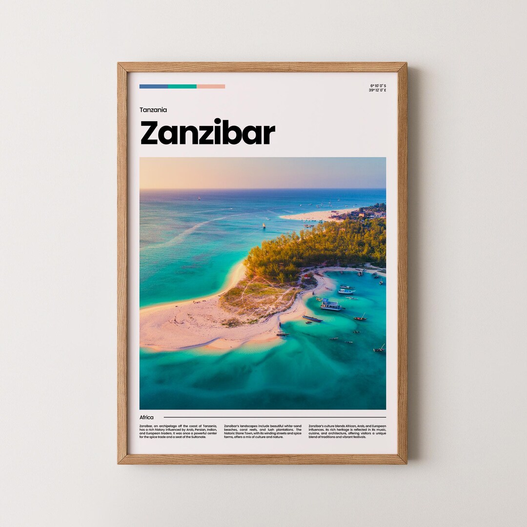 Zanzibar Poster, Zanzibar Print, Zanzibar Photo, Zanzibar Art, Tanzania ...