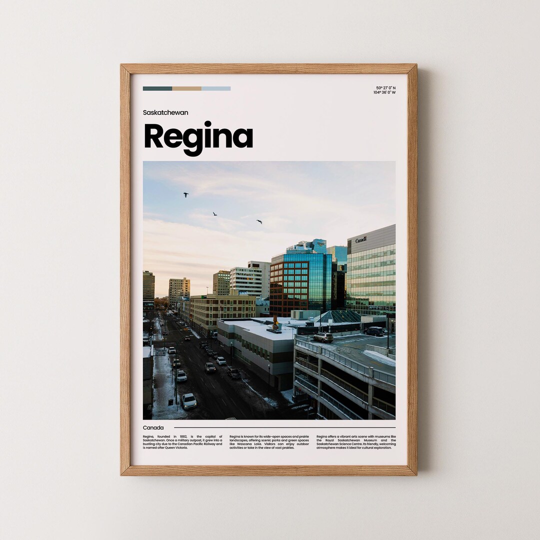 Regina Poster, Regina Print, Regina Photo, Regina Art, Canada Poster ...