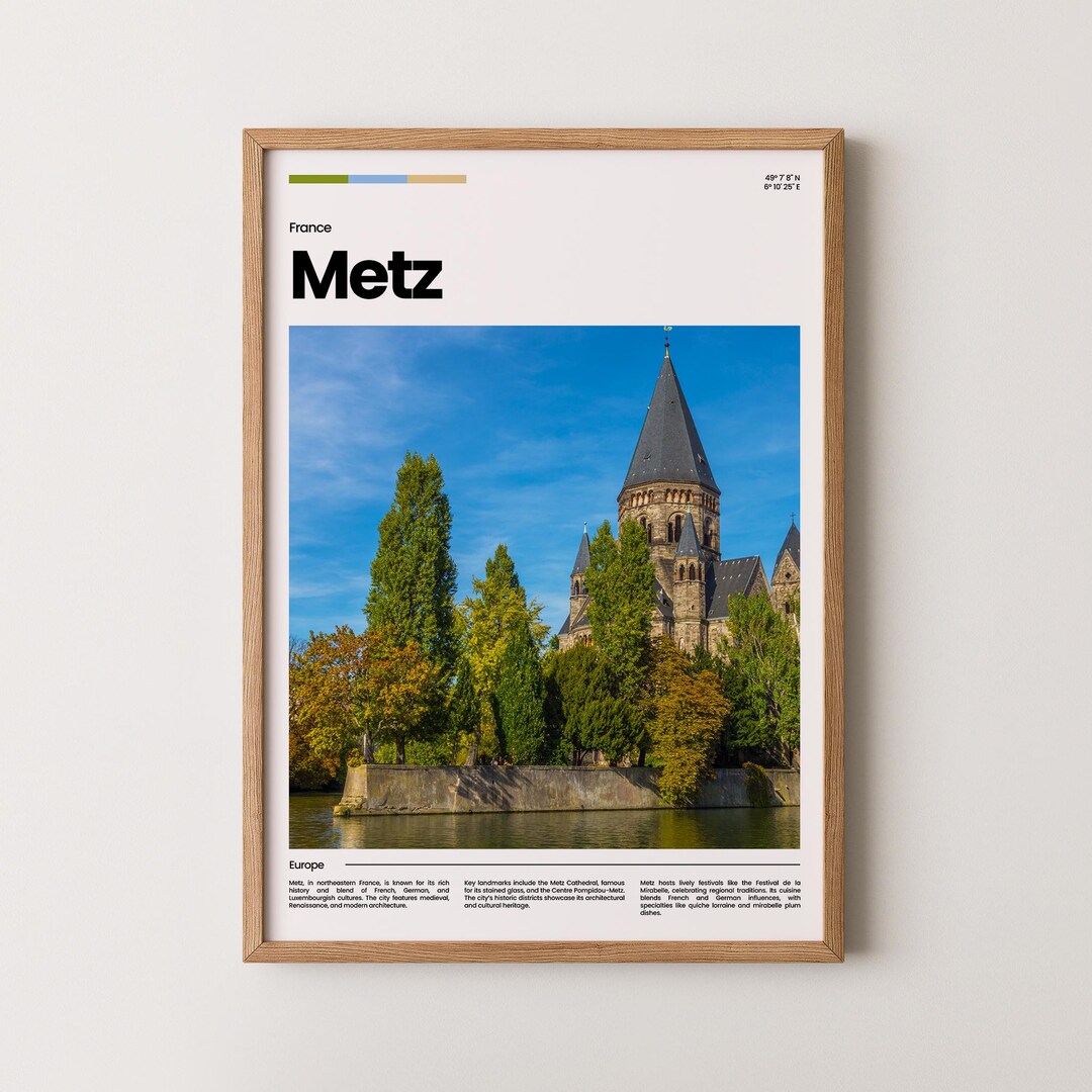 Metz Poster, Metz Print, Metz Photo, Metz Art, France Poster, France ...
