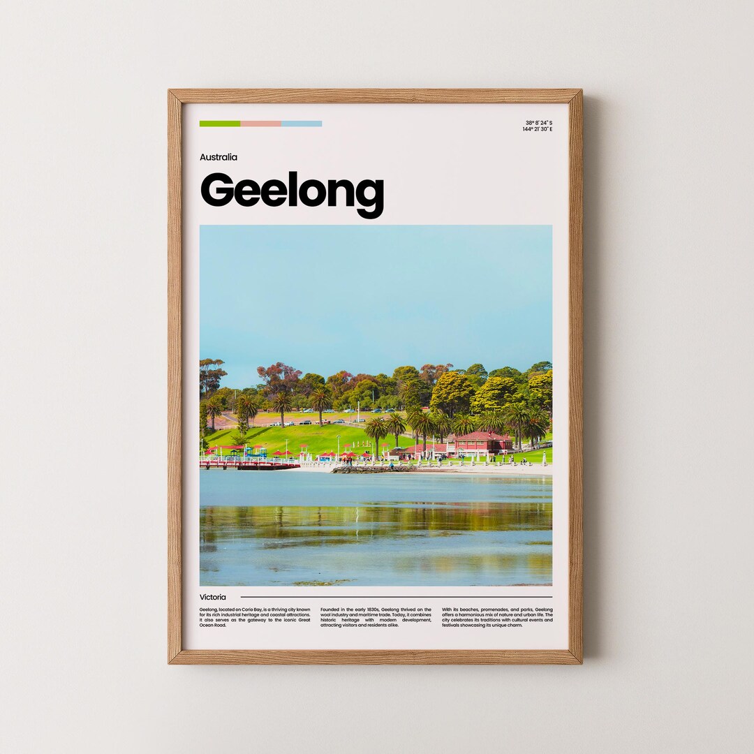 Geelong Poster, Geelong Print, Geelong Photo, Geelong Art, Australia ...