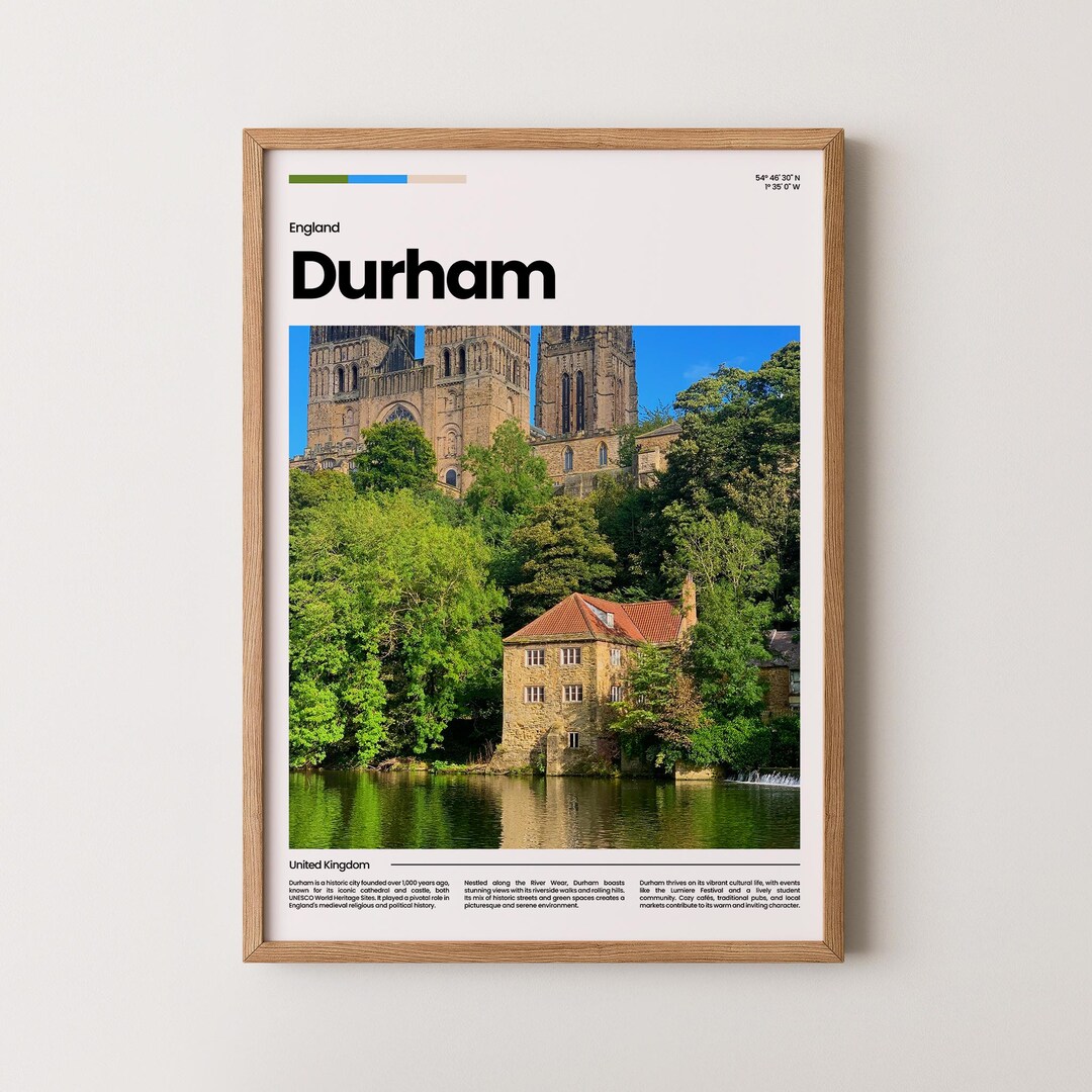 Durham Poster, Durham Print, Durham Photo, Durham Art, England Poster ...