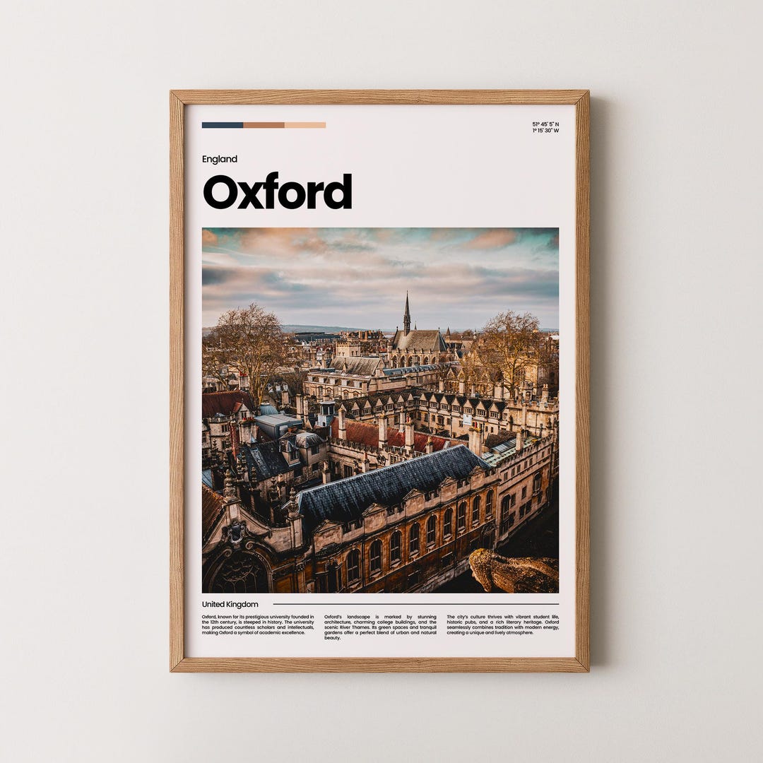 Oxford Poster, Oxford Print, Oxford Photo, Oxford Art, England Poster ...