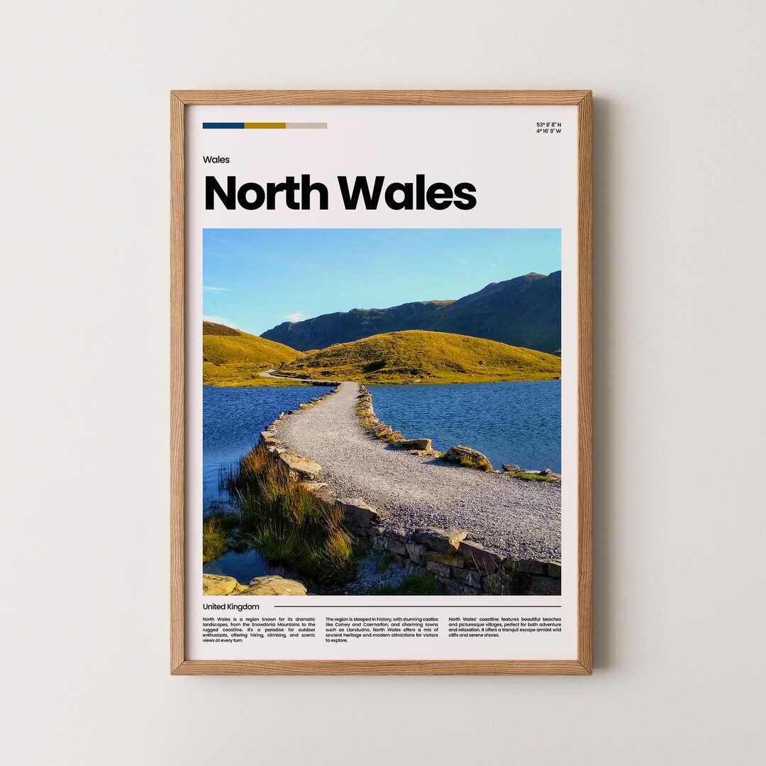 North Wales Poster, North Wales Print, North Wales Photo, North Wales ...