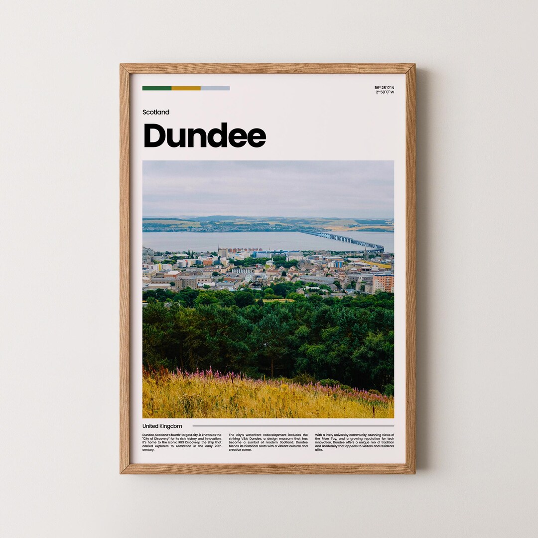 Dundee Poster, Dundee Print, Dundee Photo, Dundee Art, Scotland Poster ...