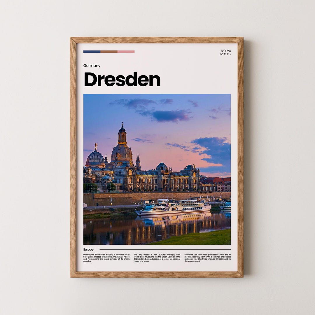 Dresden Poster, Dresden Print, Dresden Photo, Dresden Art, Germany ...