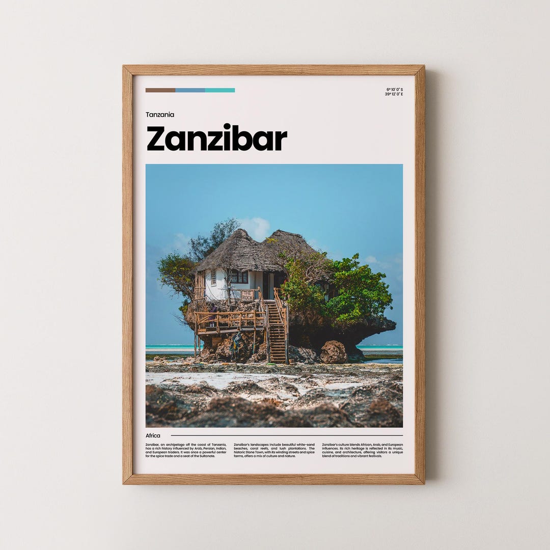 Zanzibar Poster, Zanzibar Print, Zanzibar Photo, Zanzibar Art, Tanzania ...