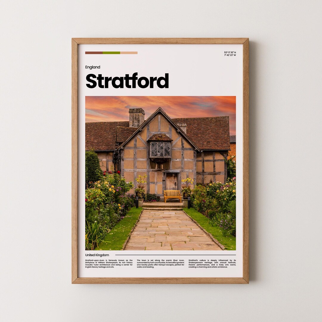 Stratford Poster, Stratford Print, Stratford Photo, Stratford Art ...