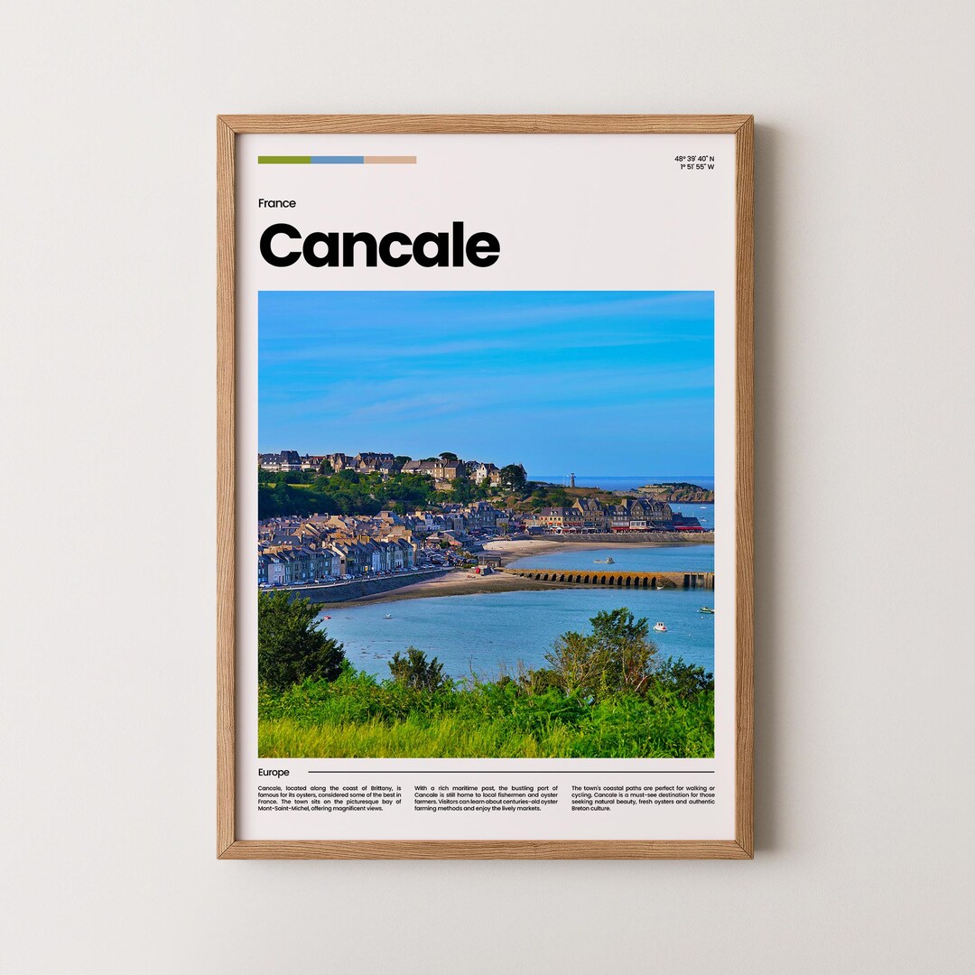Cancale Poster, Cancale Print, Cancale Photo, Cancale Art, France ...