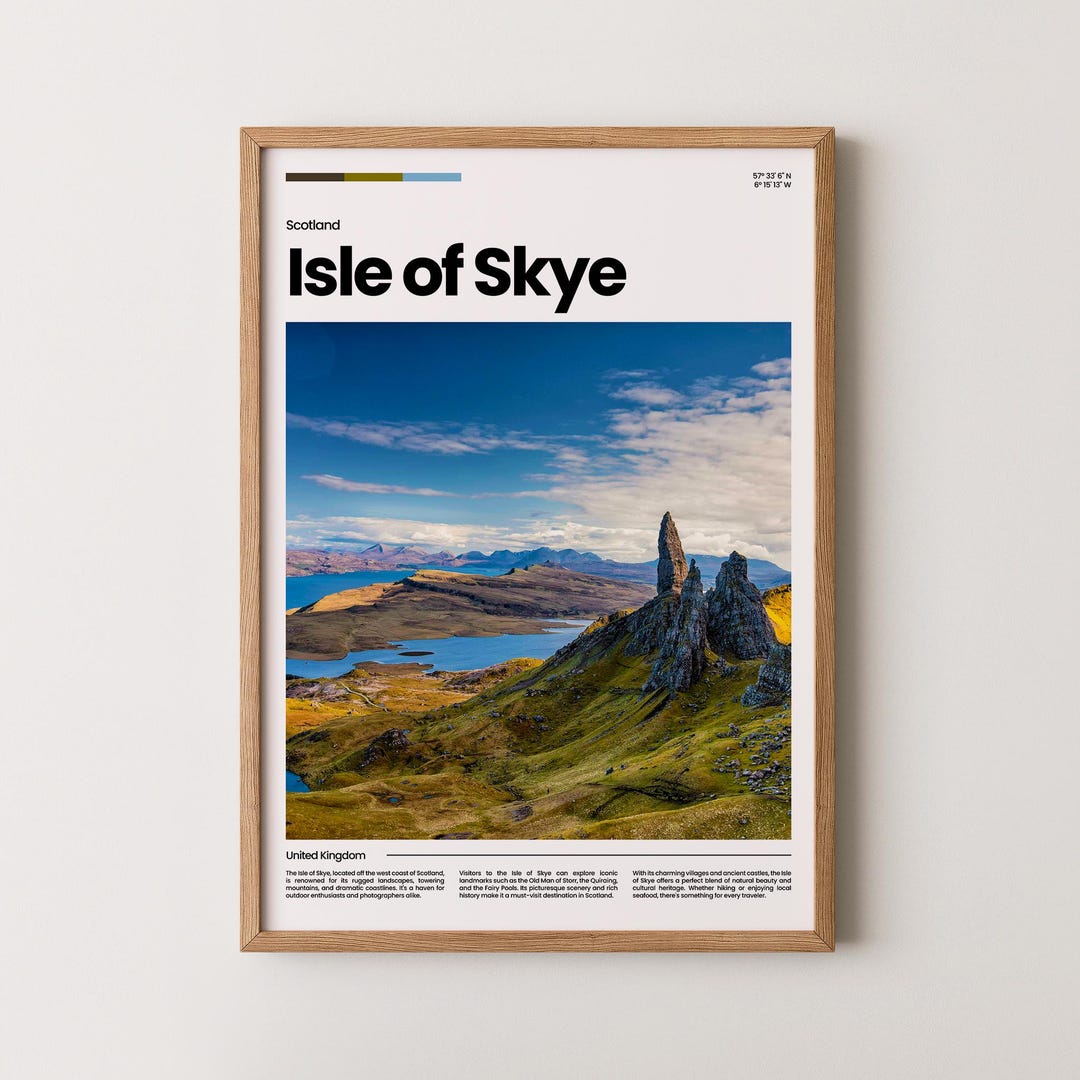 Skye Poster, Skye Print, Skye Photo, Skye Art, Scotland Poster ...